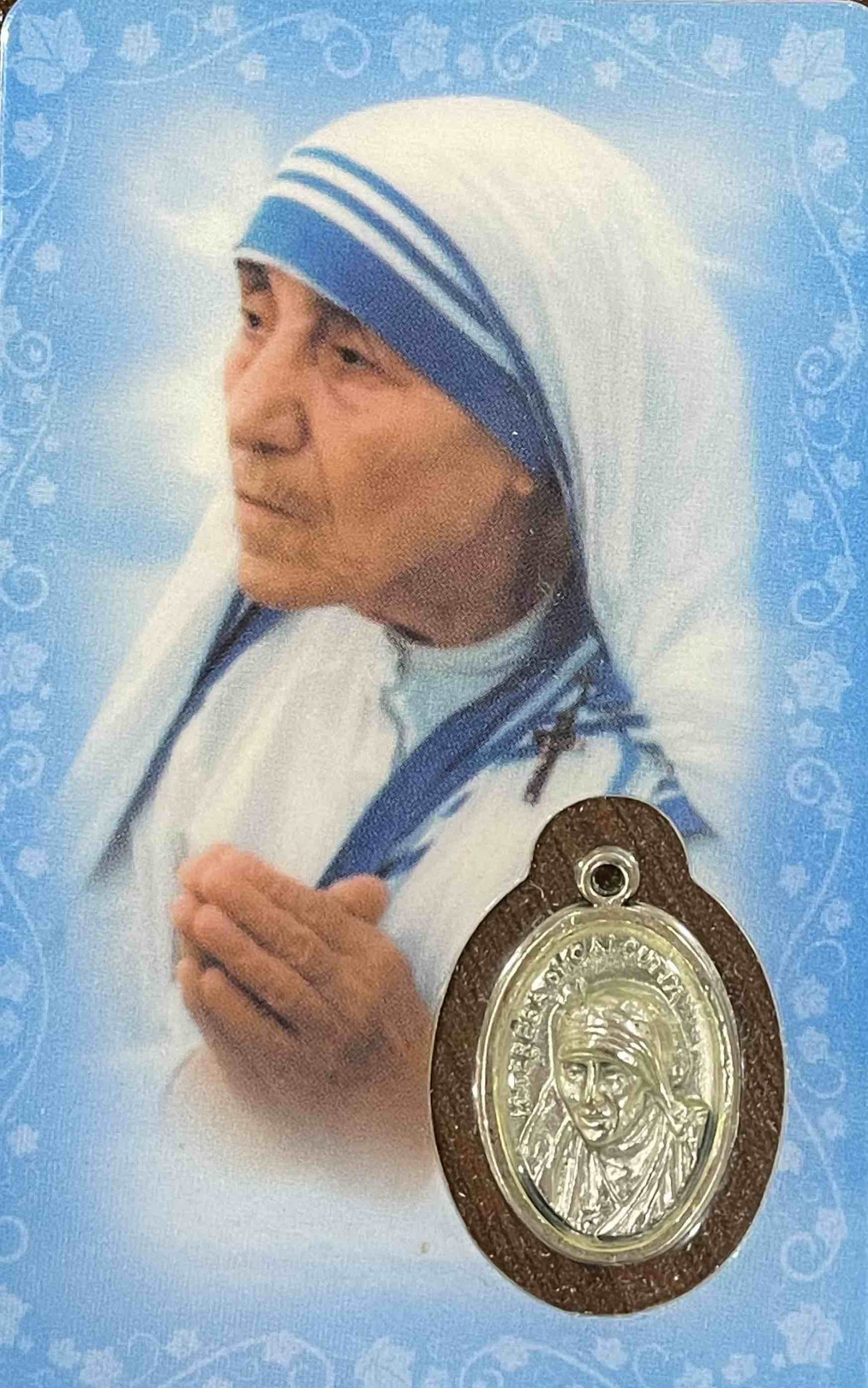 Mother Teresa Prayer Card – Saint Simeon Stylites Melkite Catholic Church